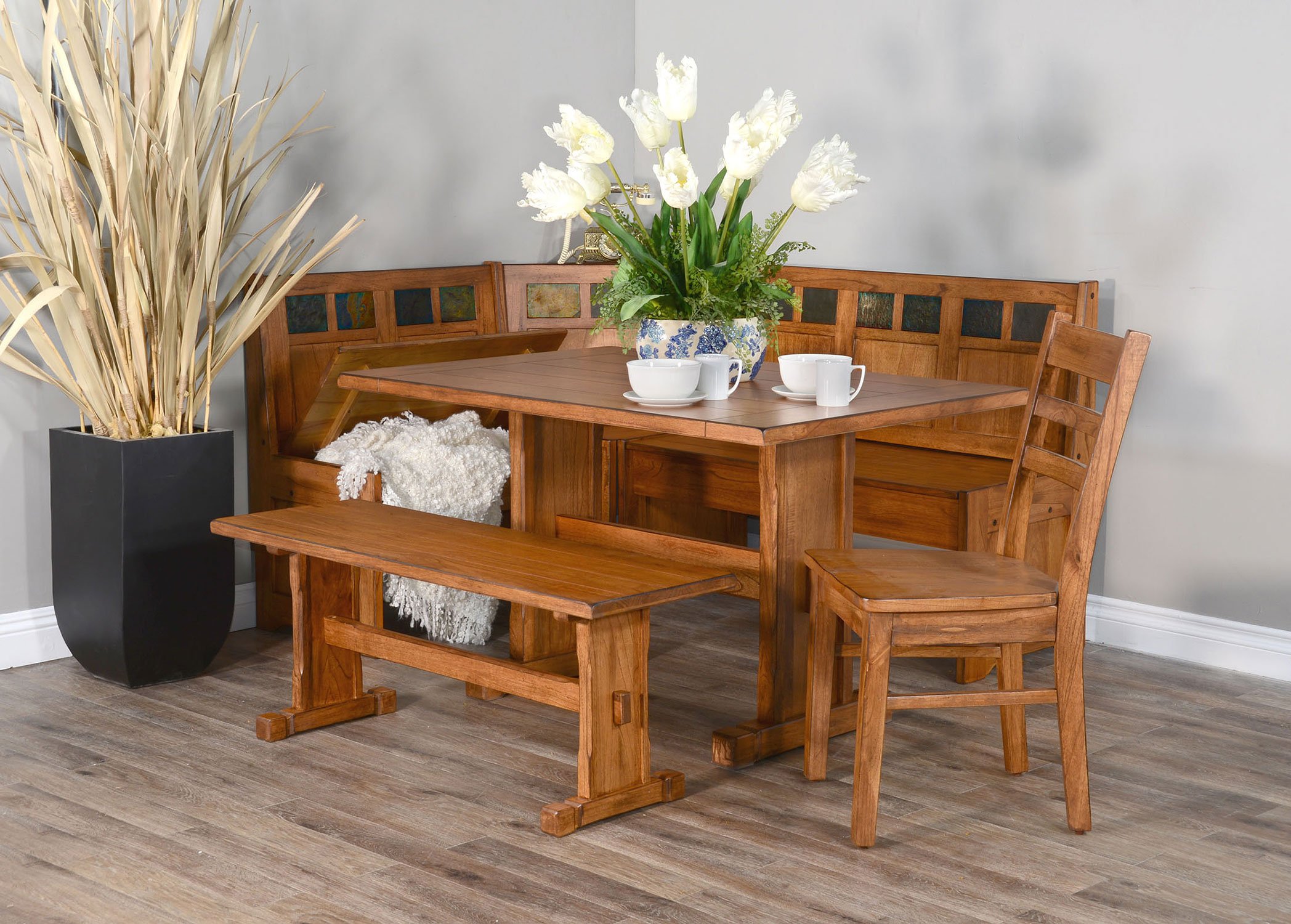 Sedona Breakfast Nook Set Sunny Designs 3 Reviews Furniture Cart