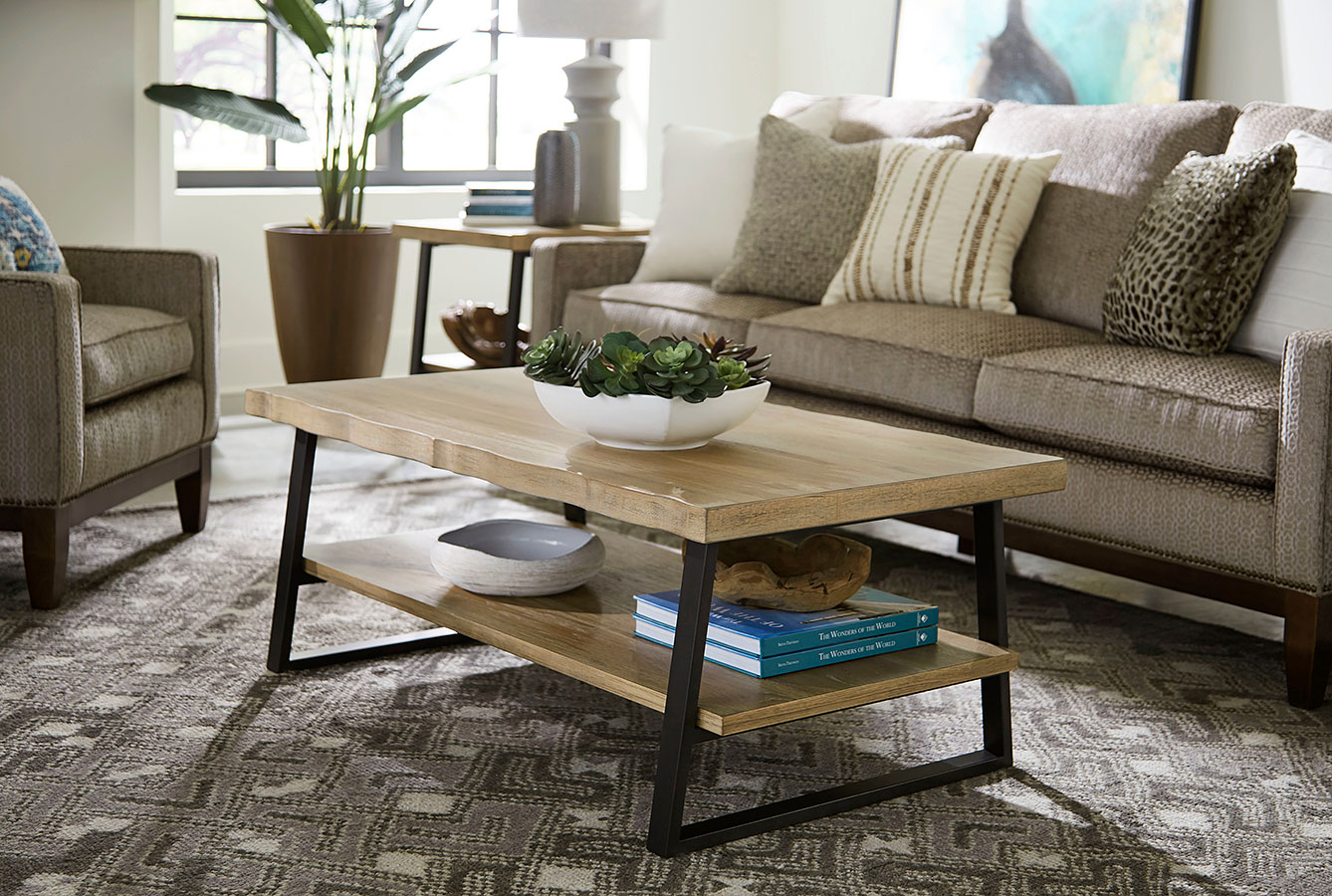 Montana-Hamilton Rectangular Coffee Table Hammary | Furniture Cart