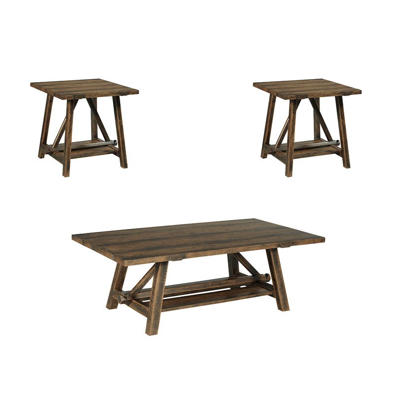 Tamarack Rectangular Occasional Table Set Hammary | Furniture Cart