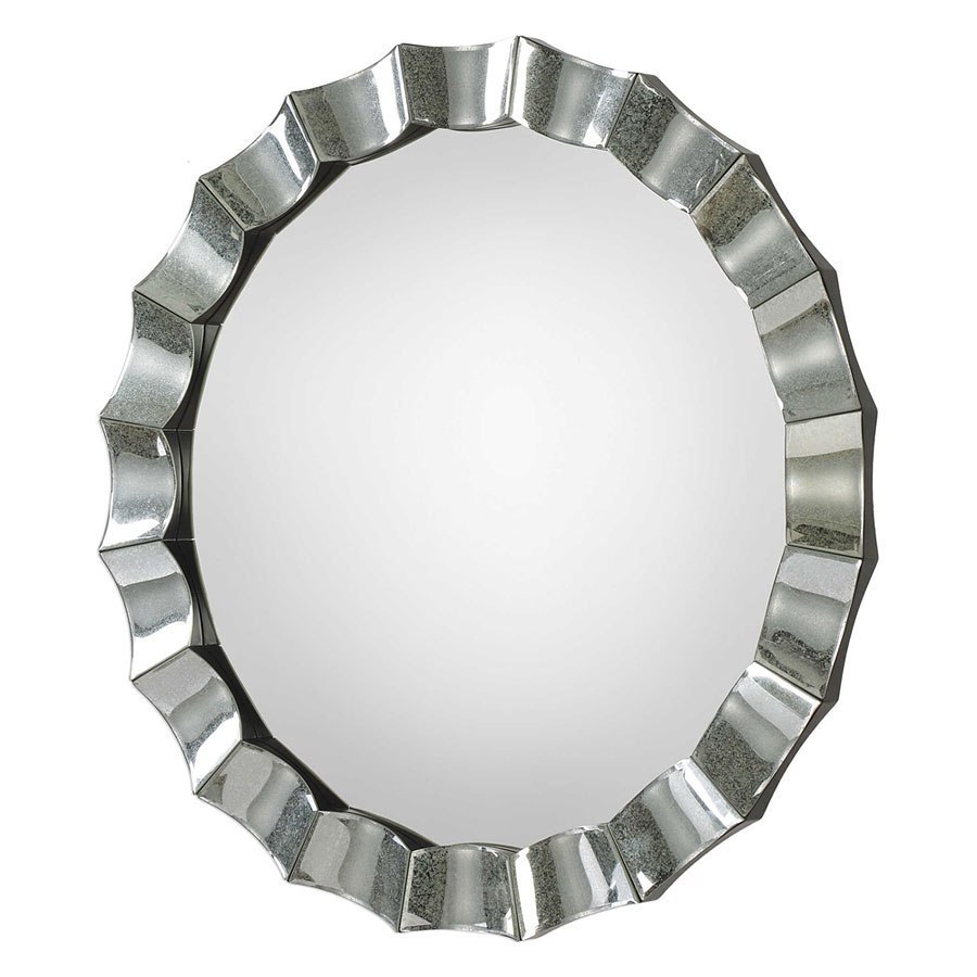 Sabino Scalloped Round Mirror Uttermost | Furniture Cart
