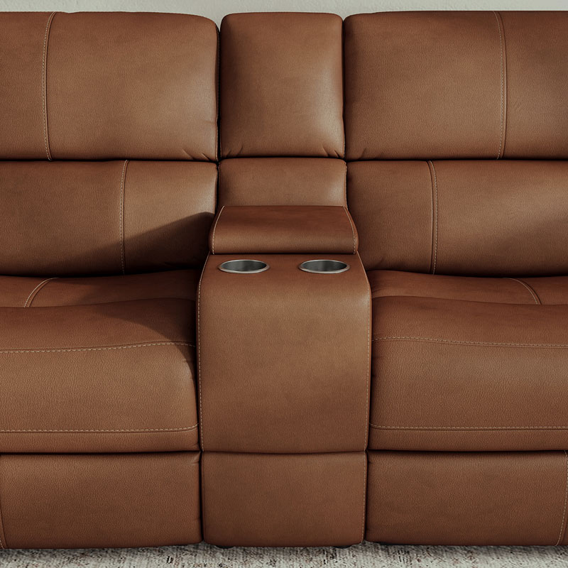 Henry Modular Power Reclining Sectional W/ Power Headrests And Lumbar ...