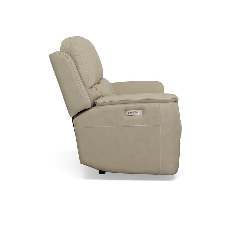 Henry Power Reclining Loveseat (Beige) Flexsteel | Furniture Cart