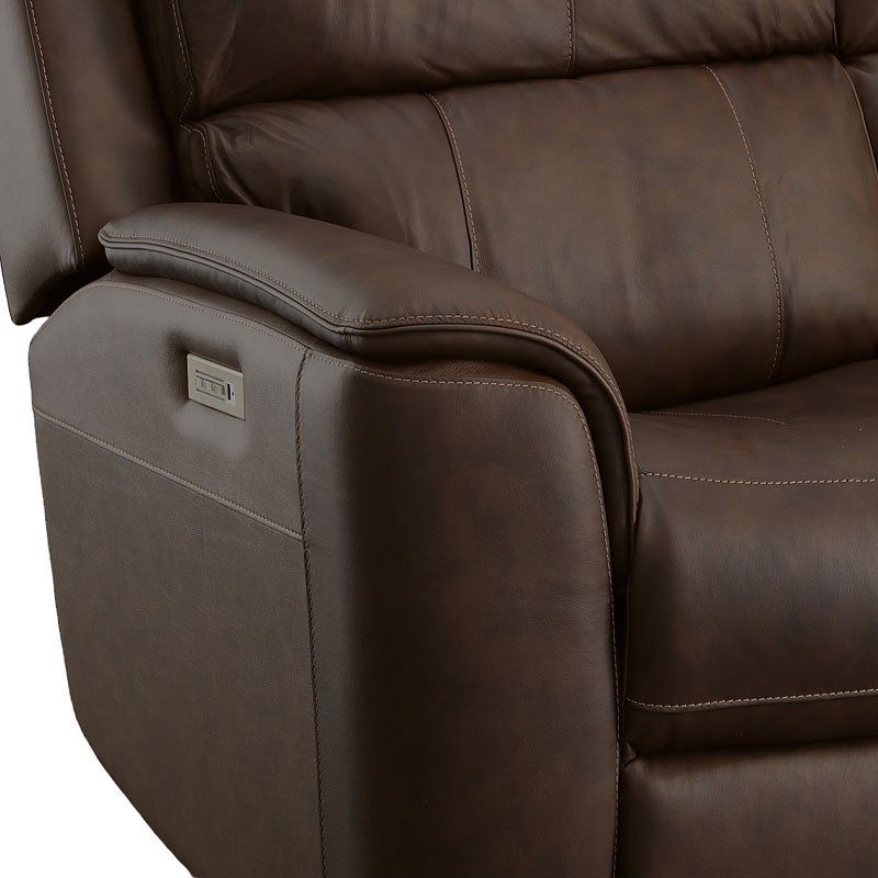 Henry Power Reclining Sofa (Dark Brown) Flexsteel, 3 Reviews ...