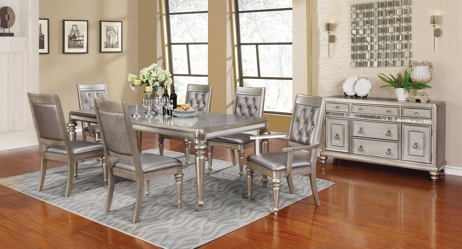 Danette Rectangular Dining Room Set Coaster Furniture, 1 Reviews ...
