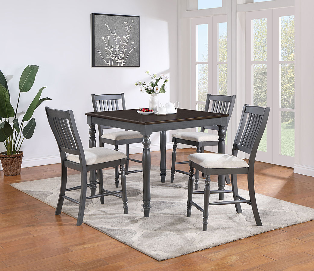 Wiley 5-Piece Counter Height Dining Set Coaster Furniture | Furniture Cart