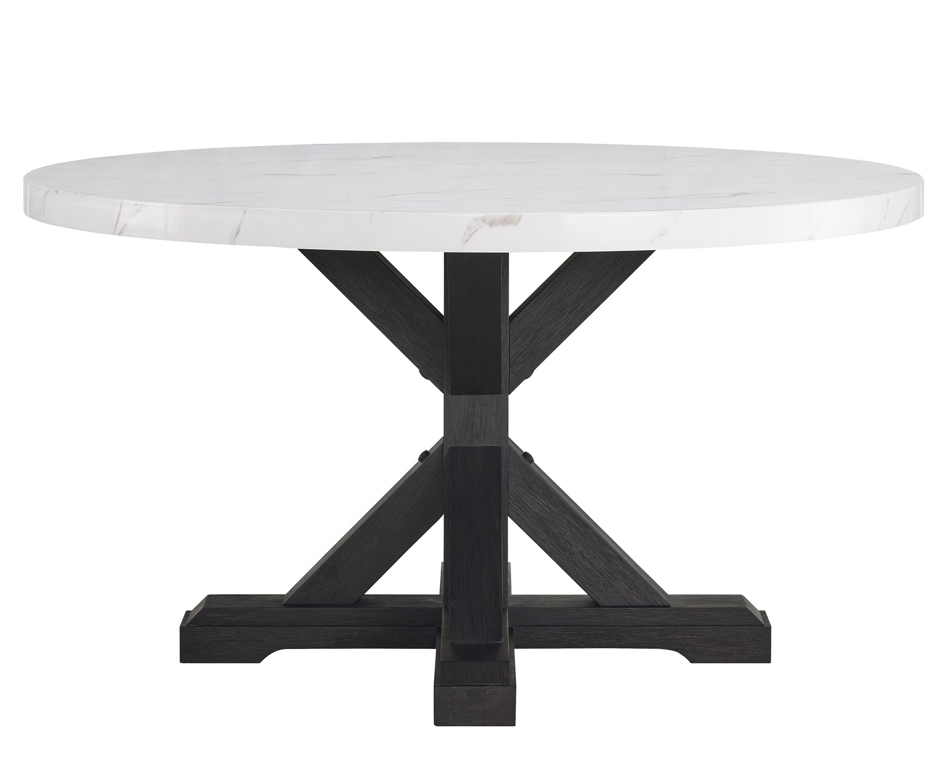 Vance Faux Marble Round Dining Table Crown Mark Furniture | Furniture Cart