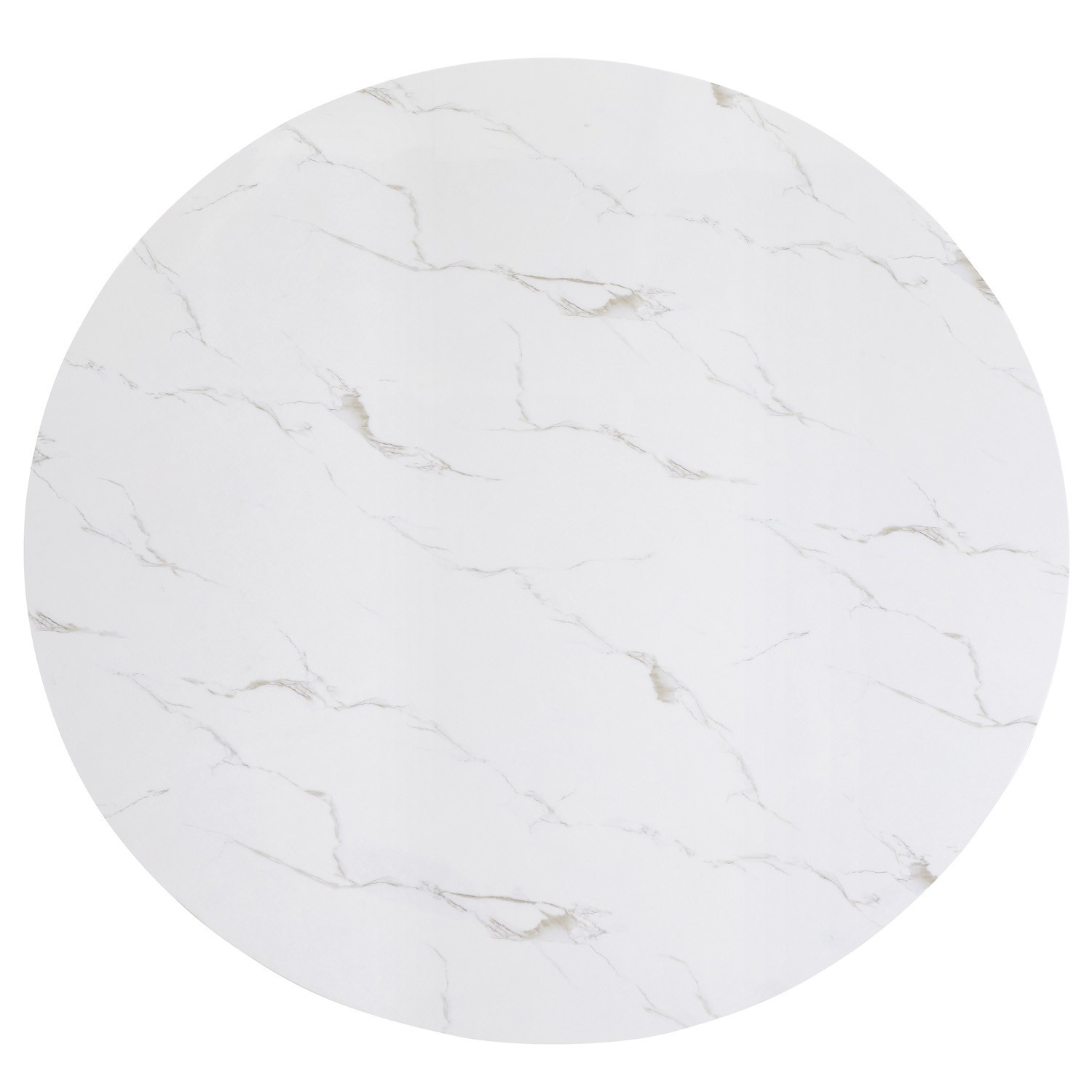 Vance Faux Marble Round Dining Table Crown Mark Furniture | Furniture Cart
