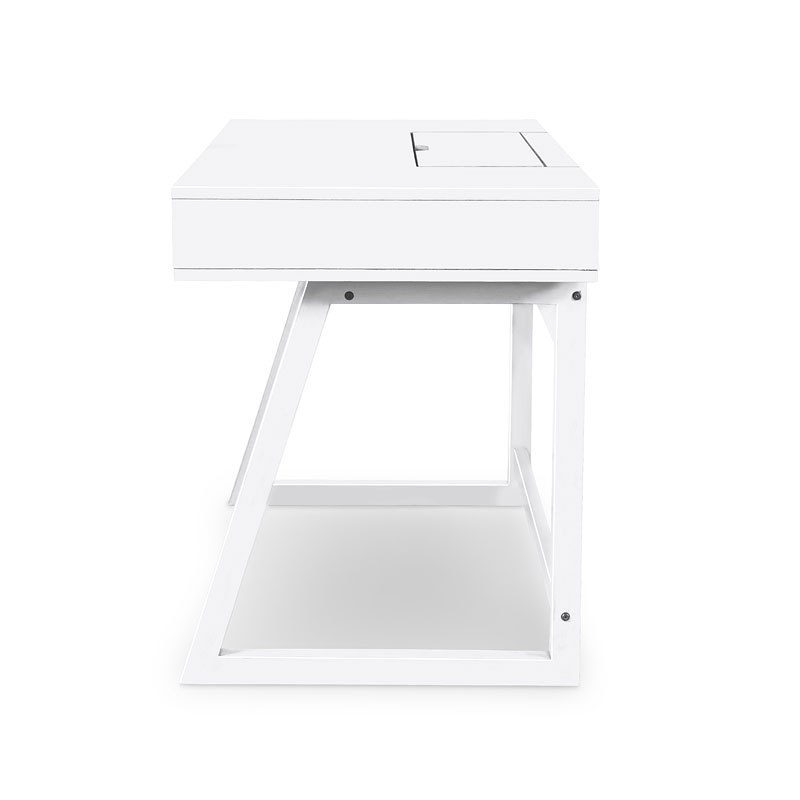 Work Home Flip Top Desk (Pure White) Legacy Classic | Furniture Cart