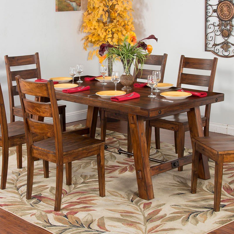 Tuscany Rectangular Dining Table Sunny Designs Furniture Cart