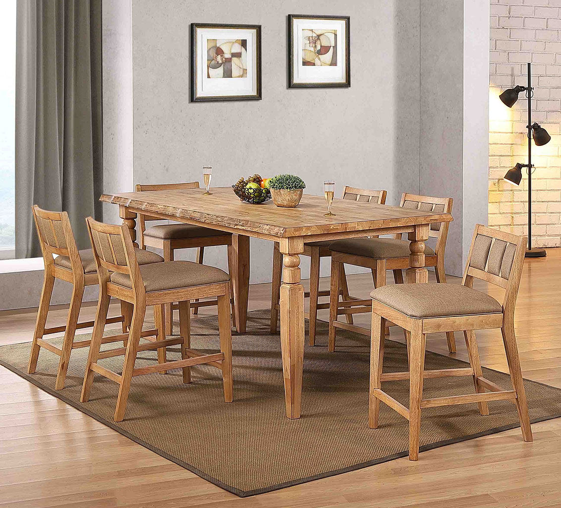 Logans Edge Counter Dining Room Set W/ Low Back Stools ECI Furniture, 1 ...