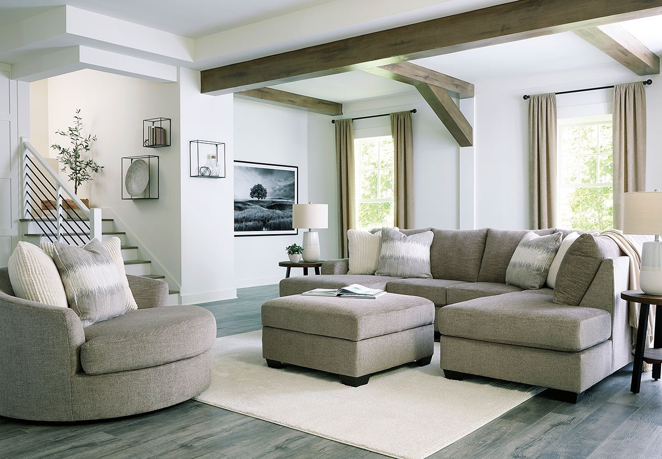 Creswell Stone Sectional Set Signature Design | Furniture Cart