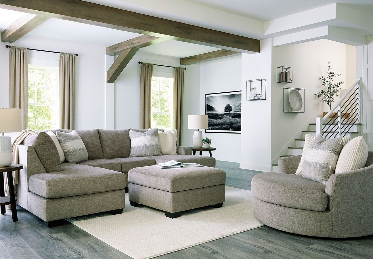 Creswell Stone Sectional Set Signature Design | Furniture Cart
