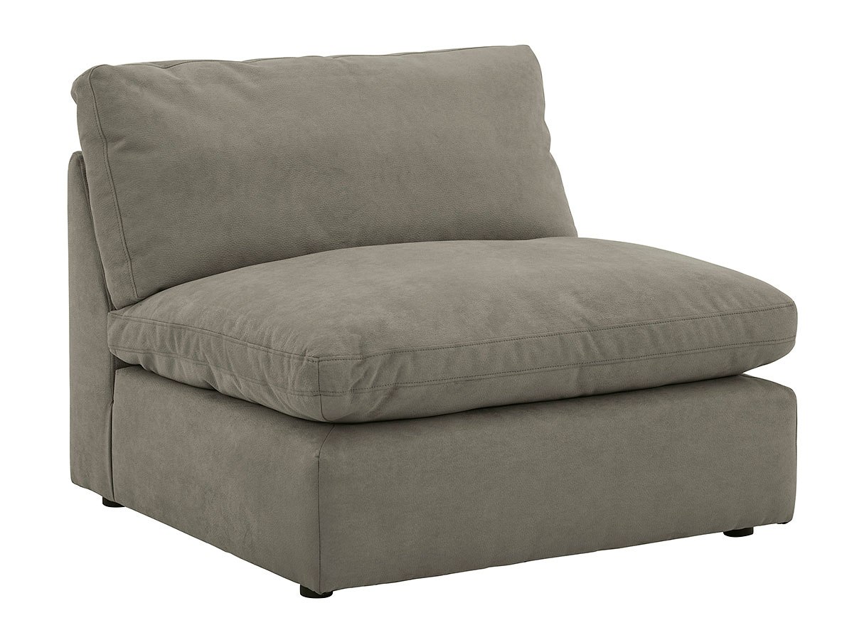 Next-Gen Gaucho Putty Armless Chair Signature Design | Furniture Cart