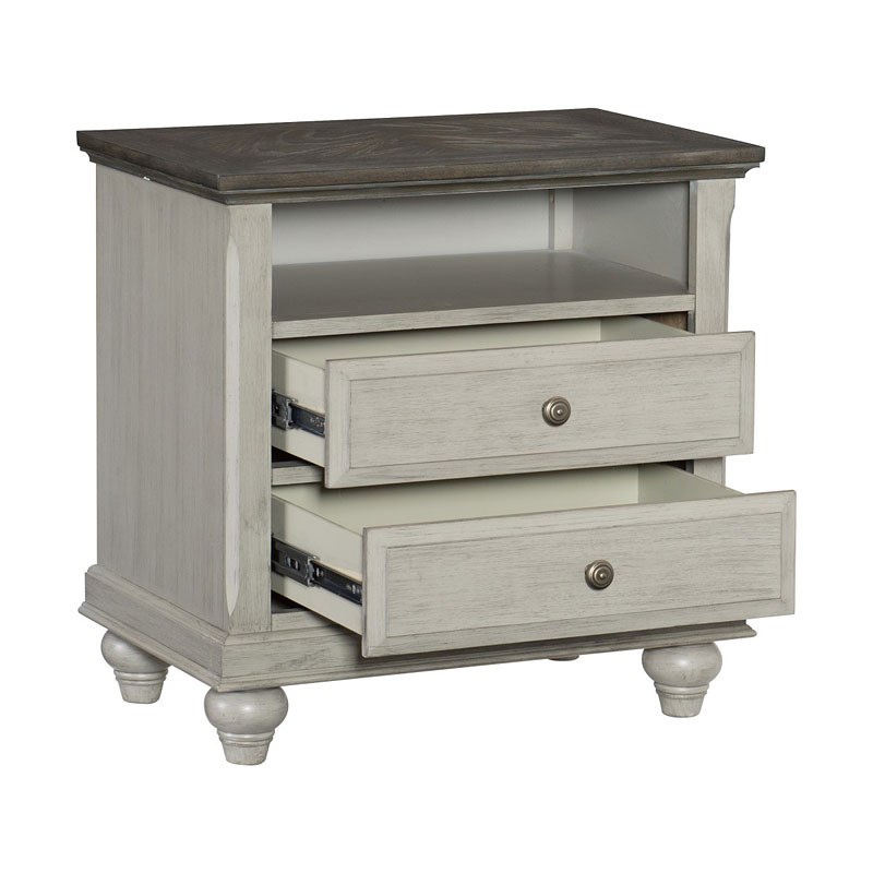 Mossbrook Nightstand Homelegance | Furniture Cart