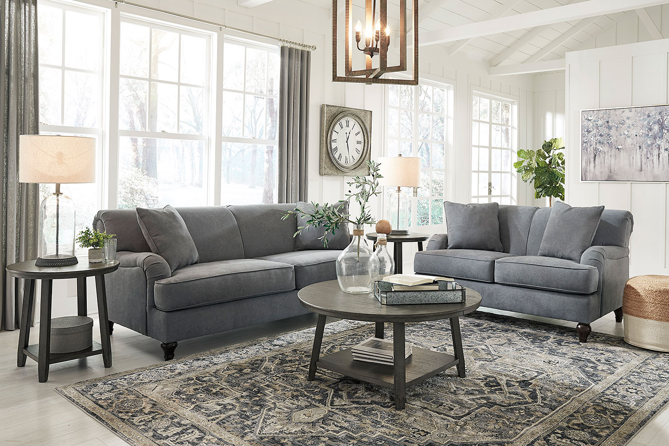Renly Juniper Living Room Set Signature Design, 1 Reviews | Furniture Cart