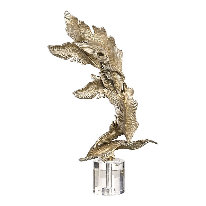 Fall Leaves Sculpture Uttermost | Furniture Cart