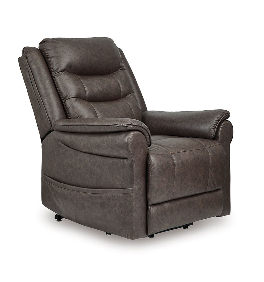 Oatman Umber Power Lift Recliner Signature Design | Furniture Cart