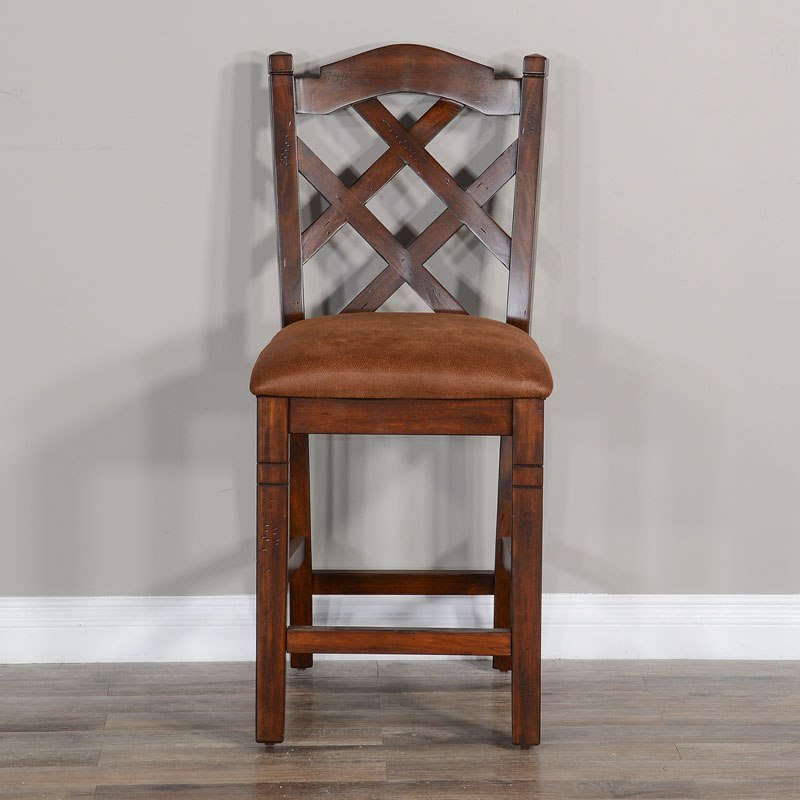 Santa Fe Round Adjustable Height Dining Set W/ Barstools Sunny Designs ...