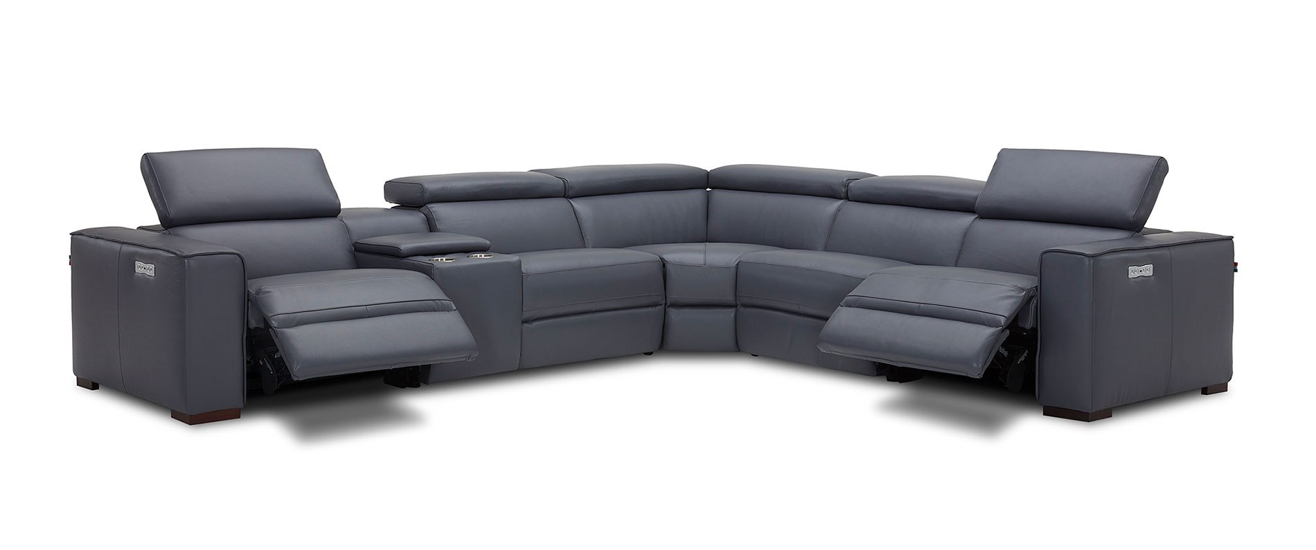 Picasso Modular Power Reclining Sectional (Blue Grey) JM Furniture ...