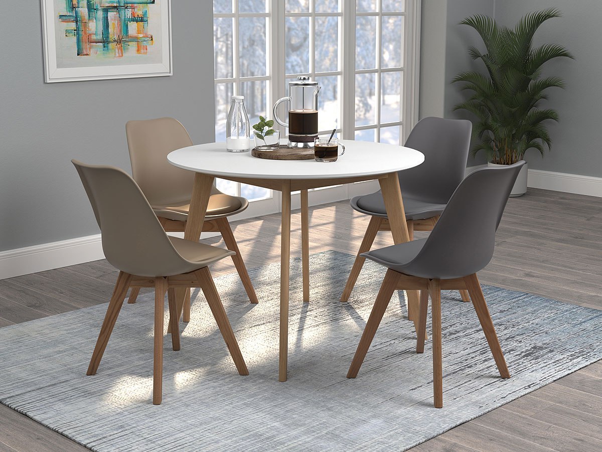 Breckenridge Round Dining Room Set Coaster Furniture | Furniture Cart