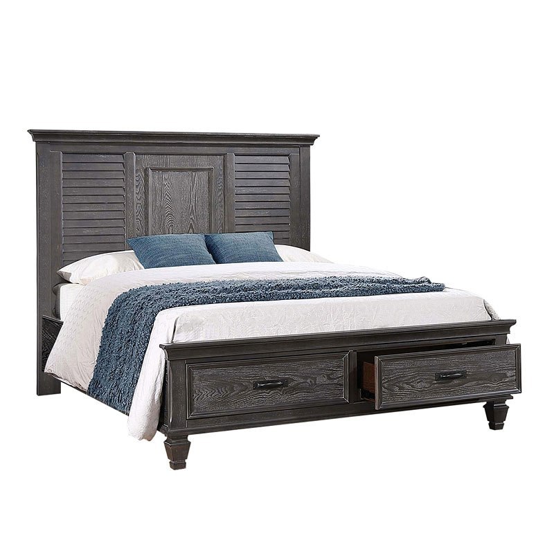 Franco Storage Bed (Weathered Sage) Coaster Furniture | Furniture Cart