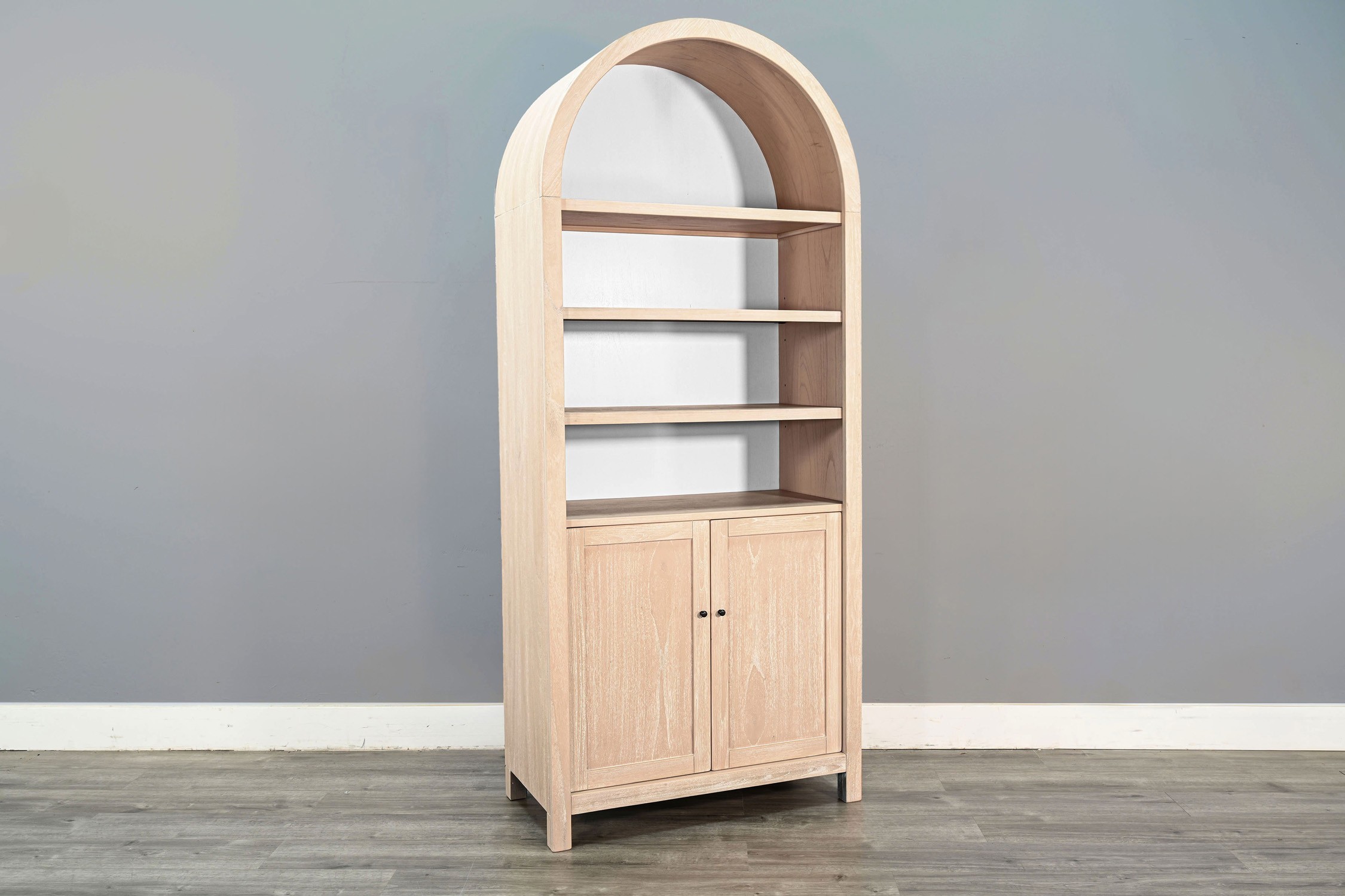 Arched Display Cabinet W/ Doors Sunny Designs | Furniture Cart
