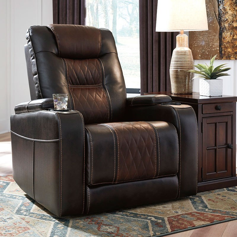 Composer Power Recliner W/ Adj Headrest Signature Design | Furniture Cart
