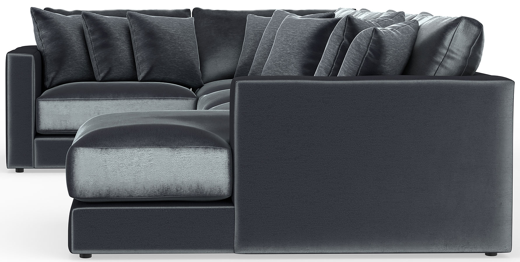 Remington 5-Piece Right Chaise Sectional (Slate) Jackson Furniture ...