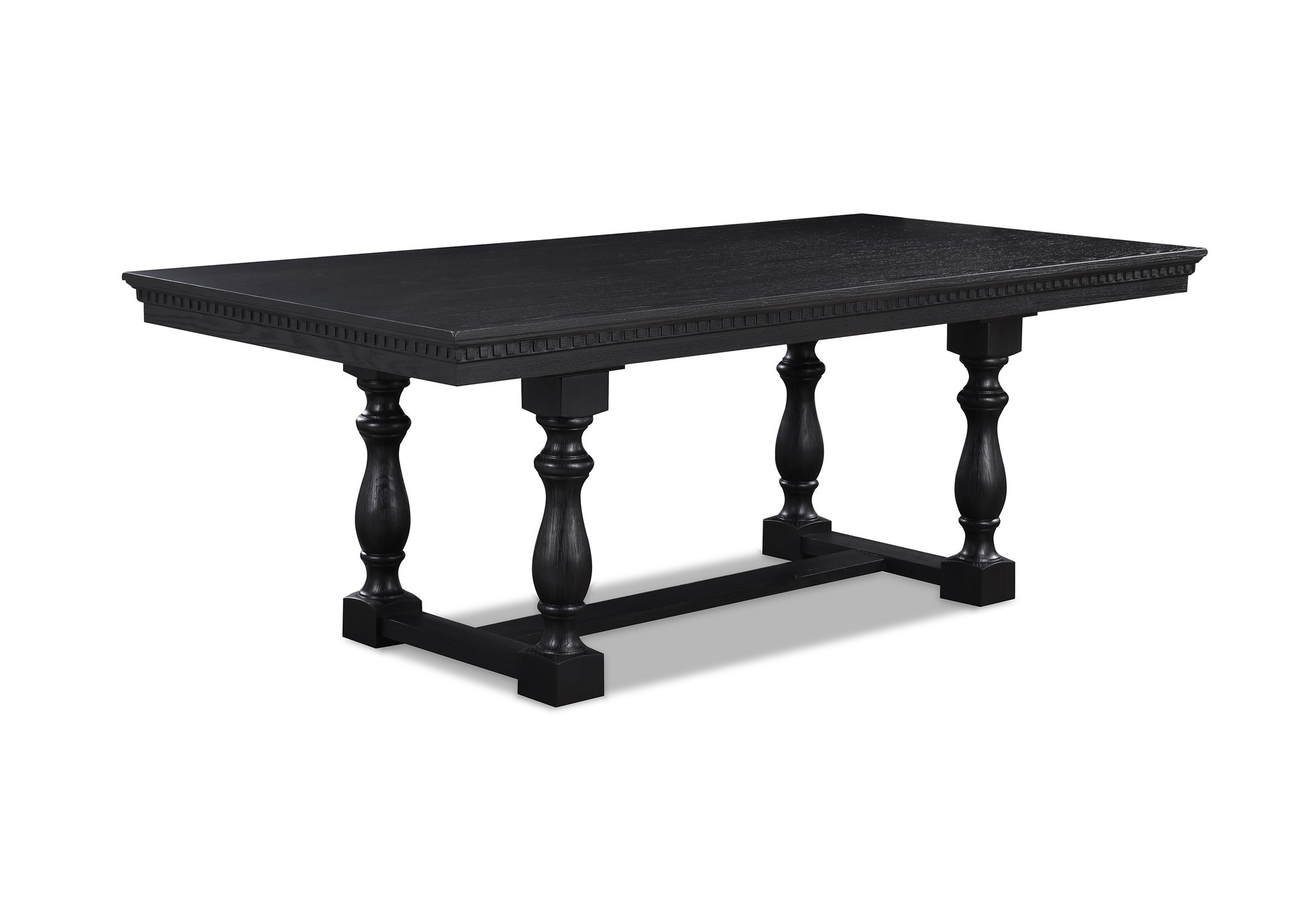 Regent Charcoal Black Dining Table Crown Mark Furniture | Furniture Cart