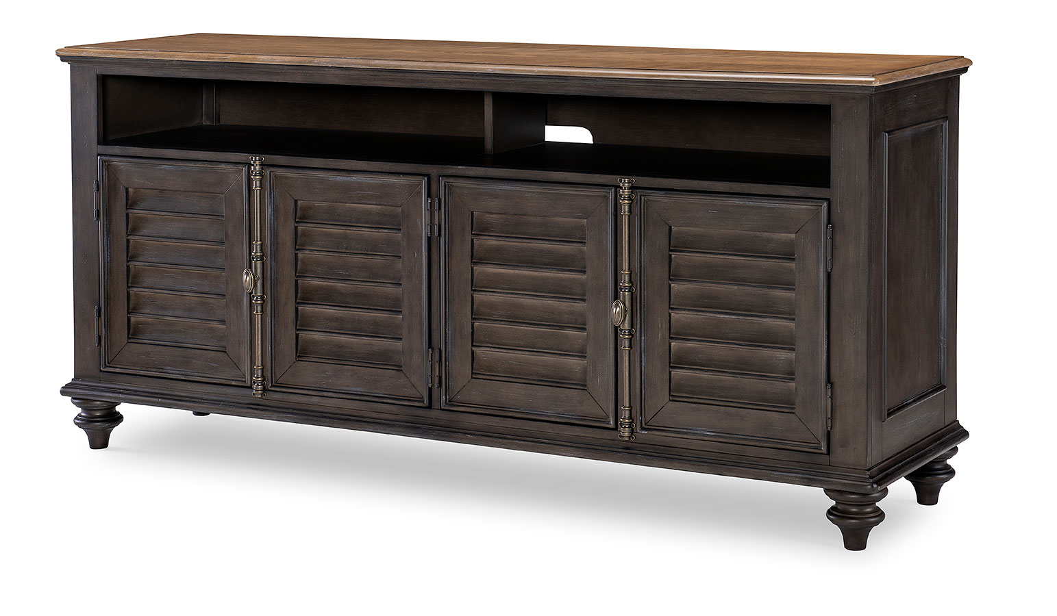 Kingston 72 Inch Entertainment Console (Dark Sable) Legacy Classic ...