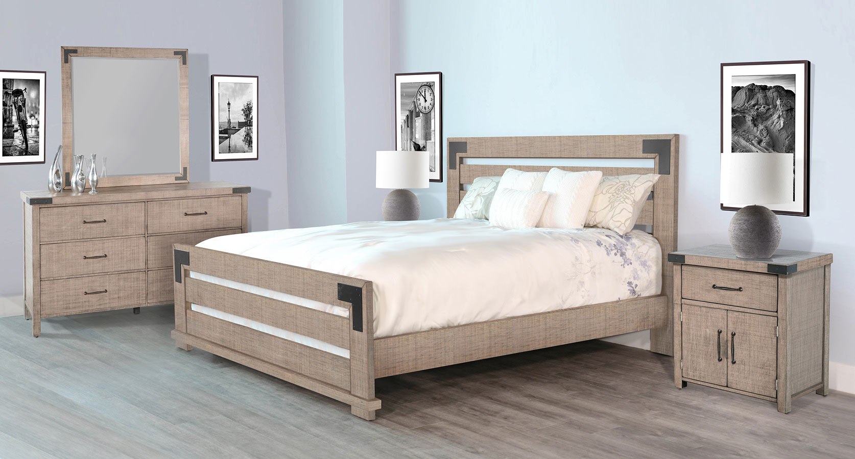 Desert Rock Panel Bedroom Set Sunny Designs | Furniture Cart
