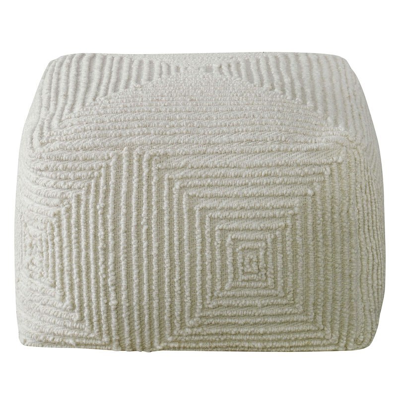 Sovanna Geometric Pouf Uttermost | Furniture Cart