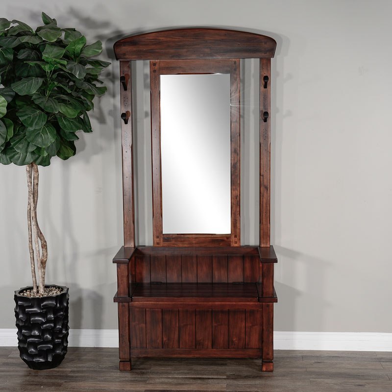 Santa Fe Hall Tree Sunny Designs | Furniture Cart