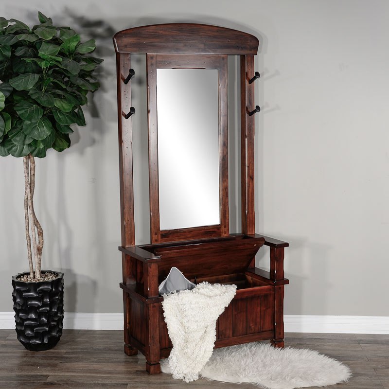 Santa Fe Hall Tree Sunny Designs | Furniture Cart