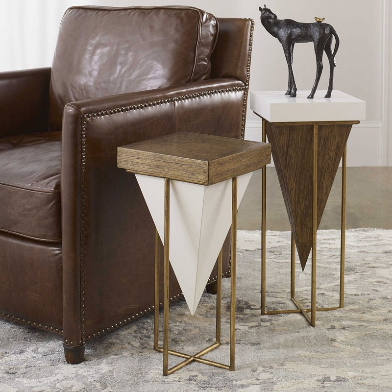 Kanos Accent Tables (Set Of 2) Uttermost | Furniture Cart
