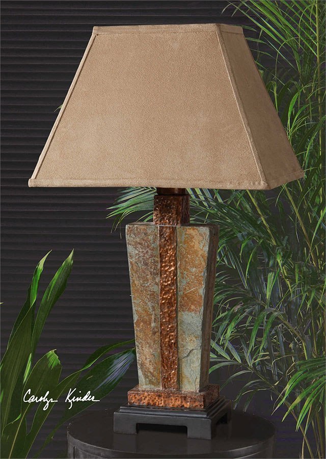 Slate Accent Table Lamp Uttermost | Furniture Cart