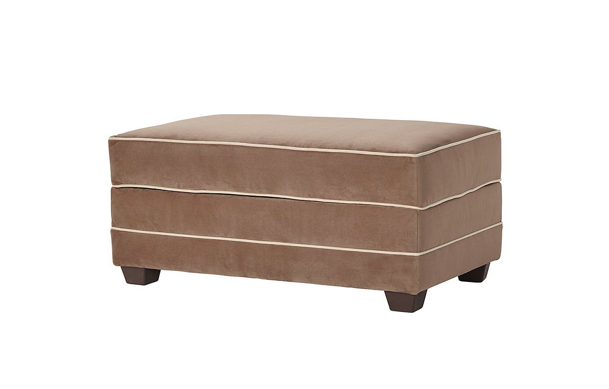 2675 Series Bing Antler Storage Ottoman Hughes Furniture | Furniture Cart