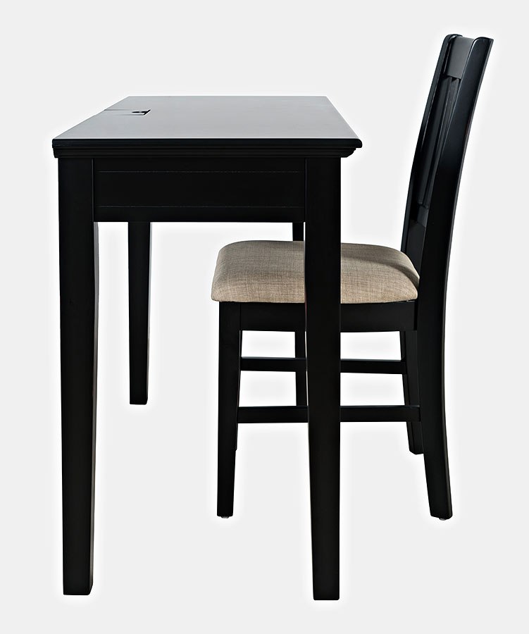 Craftsman Power Desk Set (Antique Black) Jofran Furniture | Furniture Cart