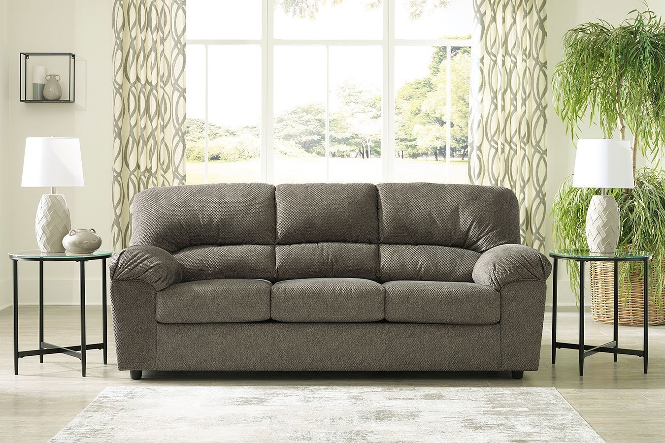 Norlou Flannel Sofa Signature Design | Furniture Cart