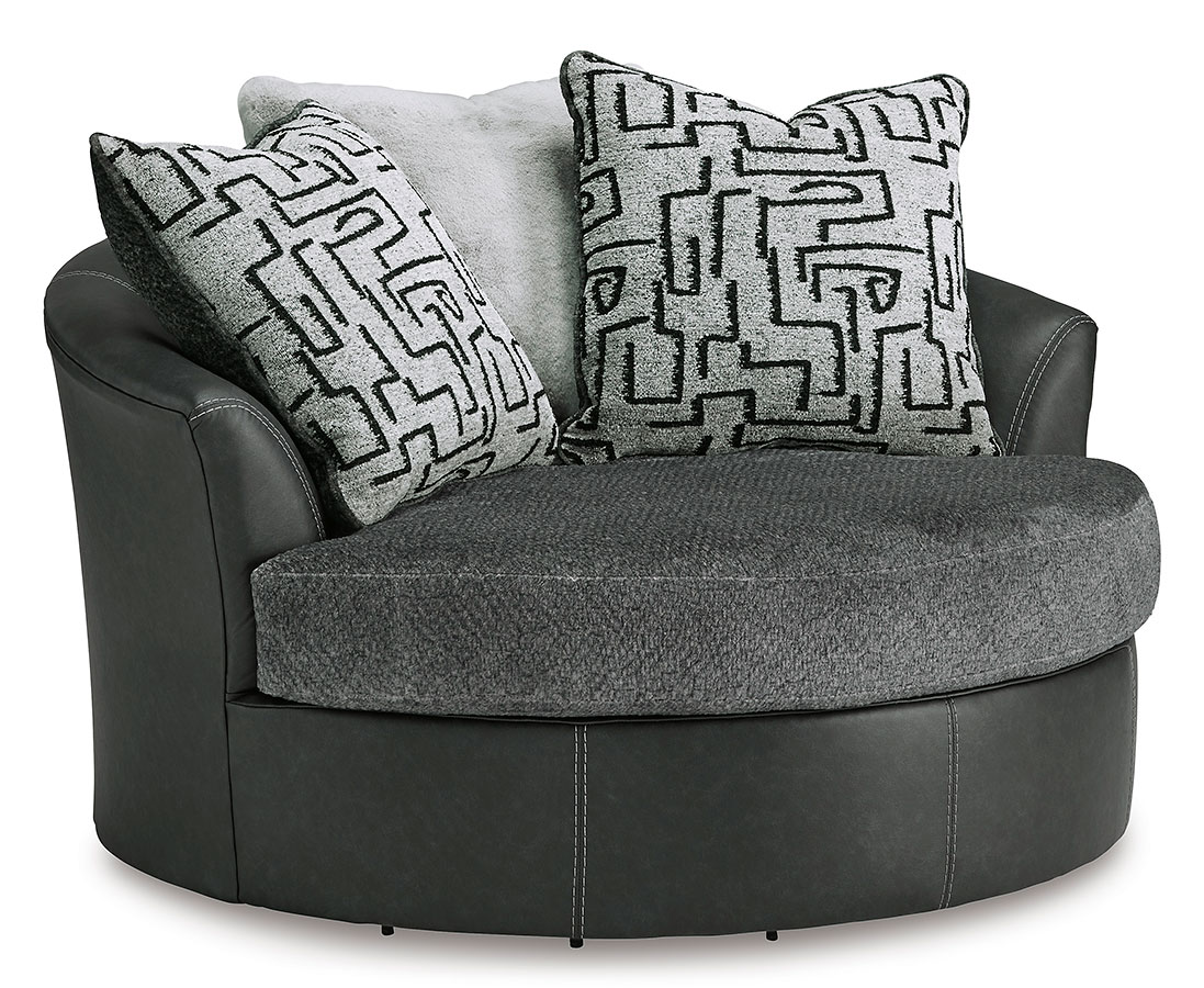 Brixley Pier Graphite Sectional Set BenchCraft | Furniture Cart