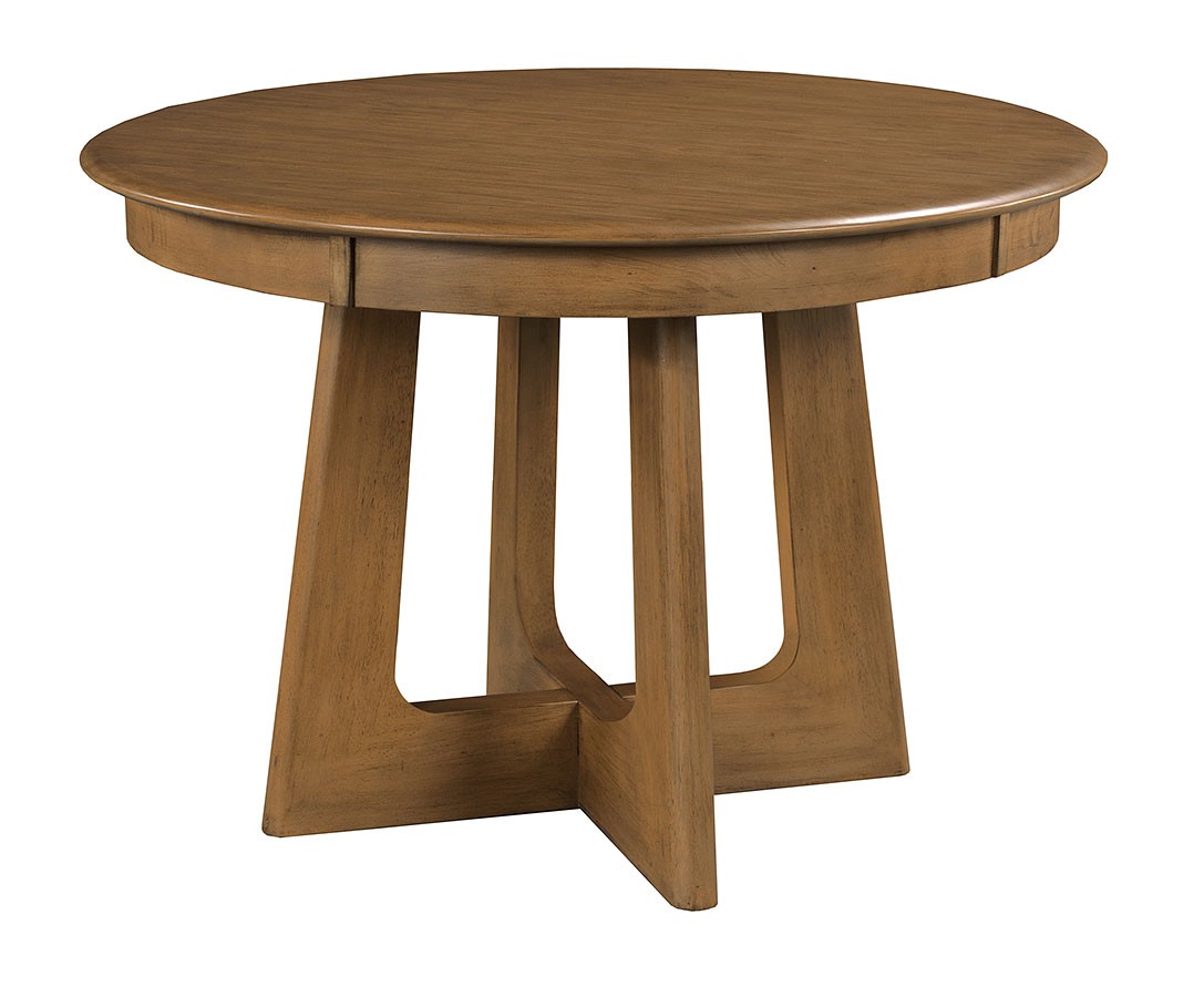 Kafe 44 Inch Round Dining Table Latte