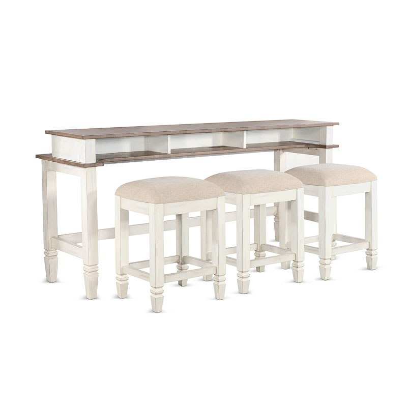 Marble White Console Table Set Sunny Designs | Furniture Cart