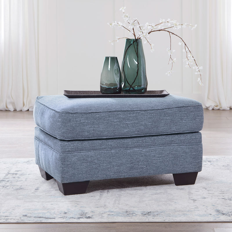 Carissa Manor Denim Living Room Set BenchCraft | Furniture Cart
