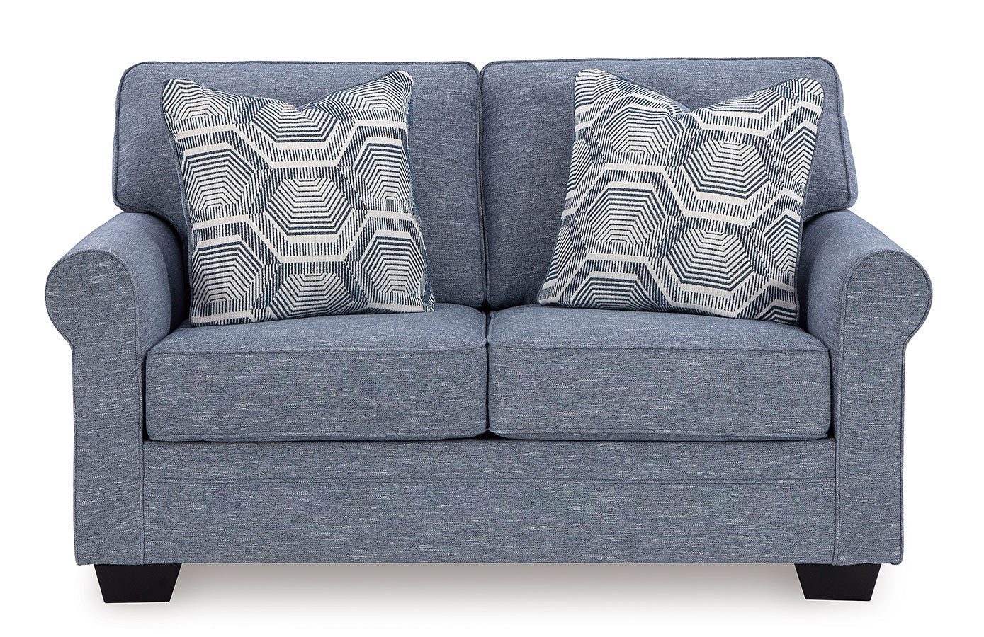 Carissa Manor Denim Living Room Set BenchCraft | Furniture Cart