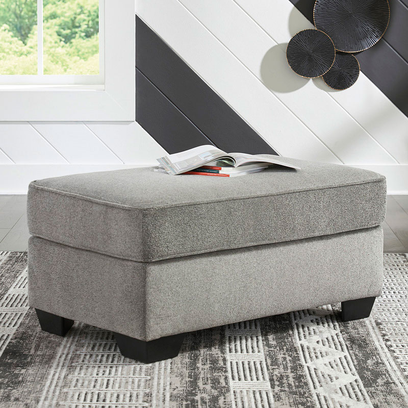 Deakin Ash Ottoman Signature Design | Furniture Cart