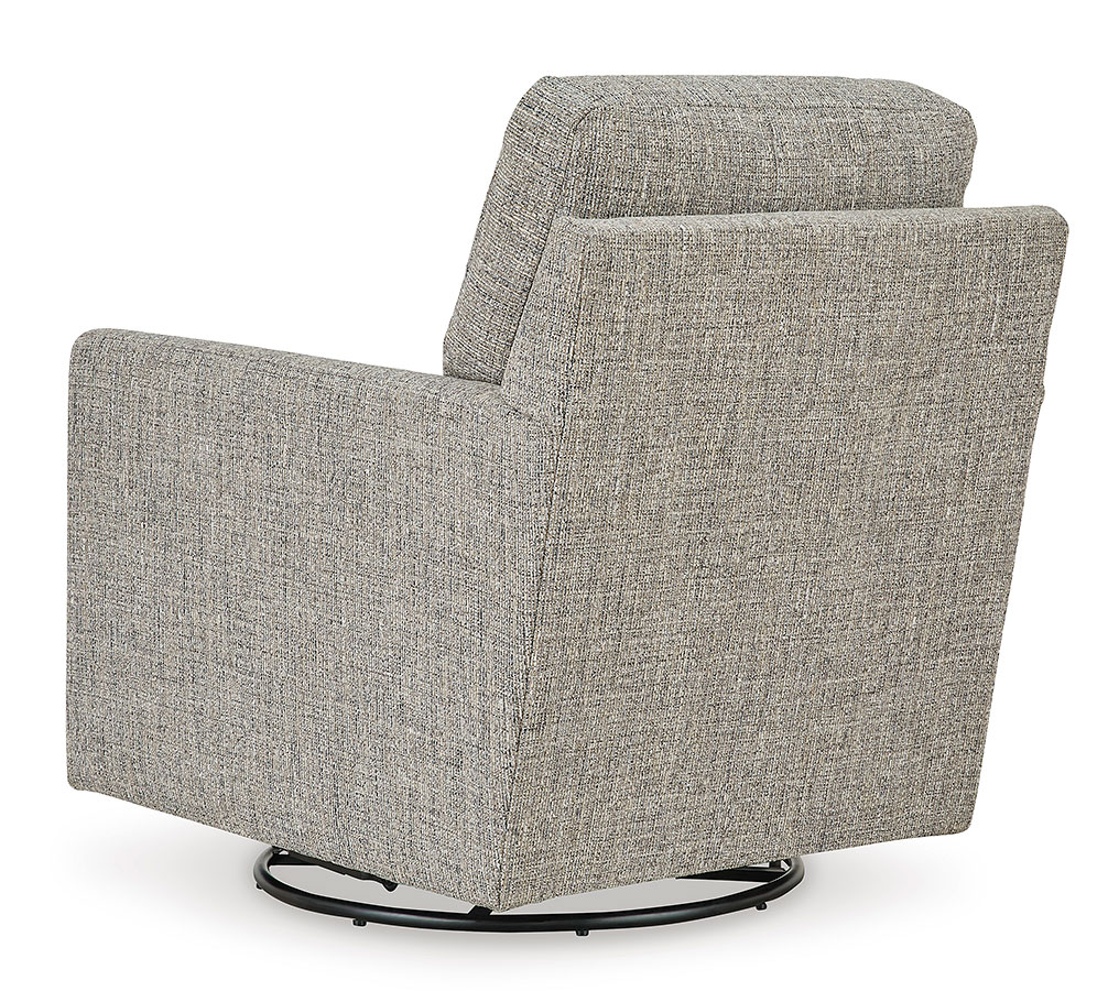 Bralynn Linen Swivel Glider Accent Chair Signature Design | Furniture Cart