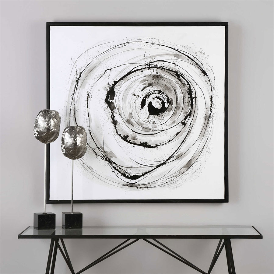 Eye On The World Modern Abstract Wall Art Uttermost | Furniture Cart