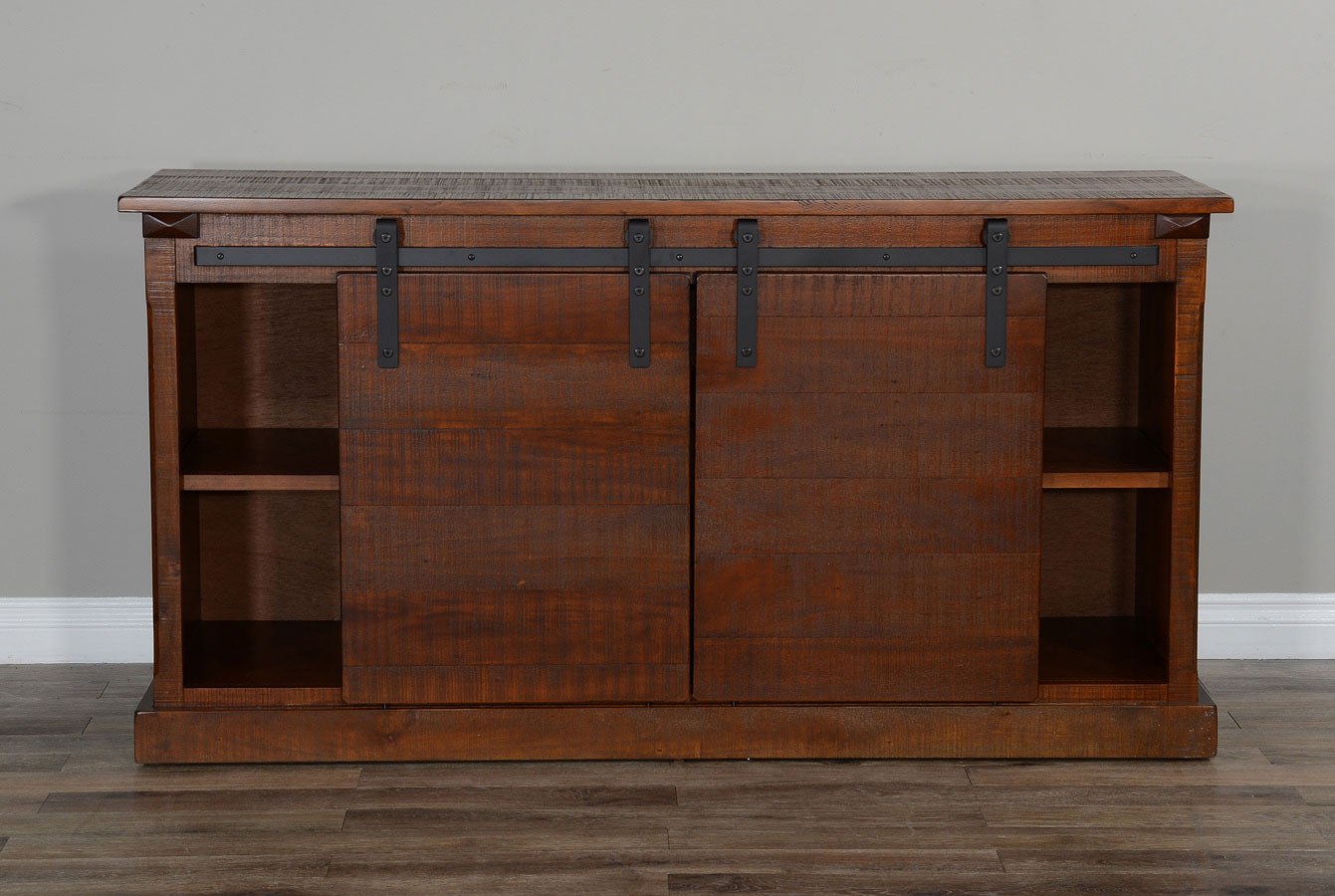 Santa Fe 65 Inch Barn Door TV Console Sunny Designs | Furniture Cart