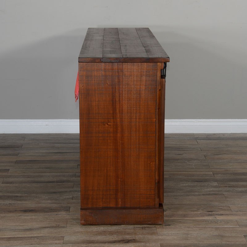 Santa Fe 65 Inch Barn Door TV Console Sunny Designs | Furniture Cart
