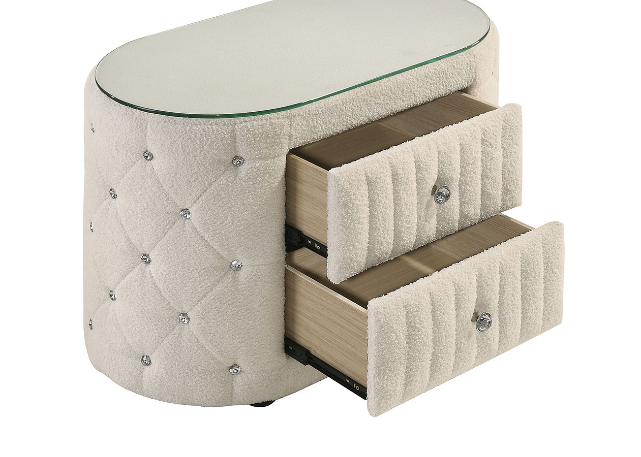 Sonya Upholstered Bed Coaster Furniture | Furniture Cart